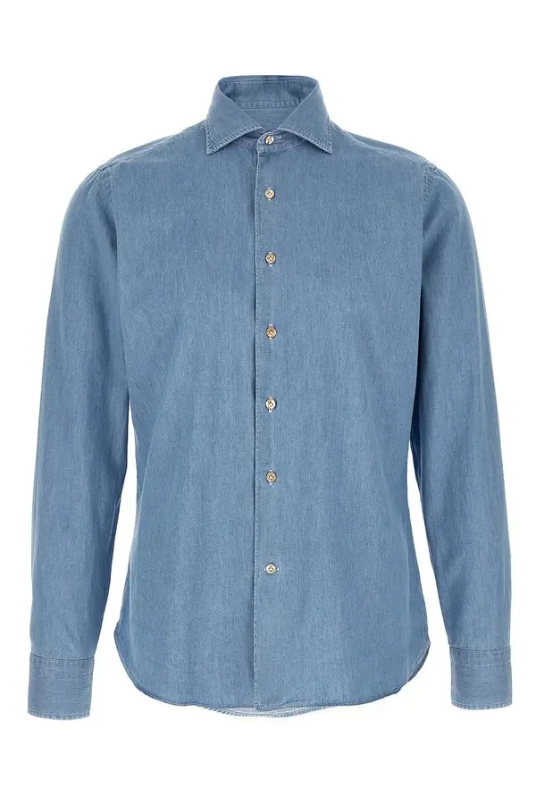 BORRIELLO NAPOLI Denim Shirt Passion Line