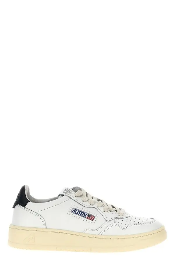 AUTRY Leather Sneakers - White/black