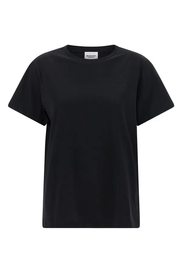 MARANT ETOILE Aby Cotton T-shirt - Black