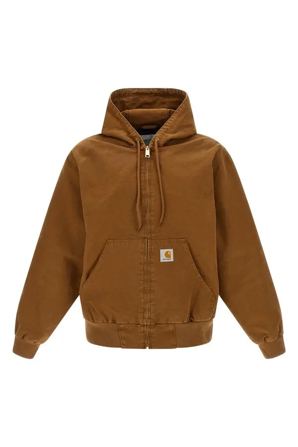 Carhartt Work In Progress Organic Cotton Canvas Og Active Jacket - Brown