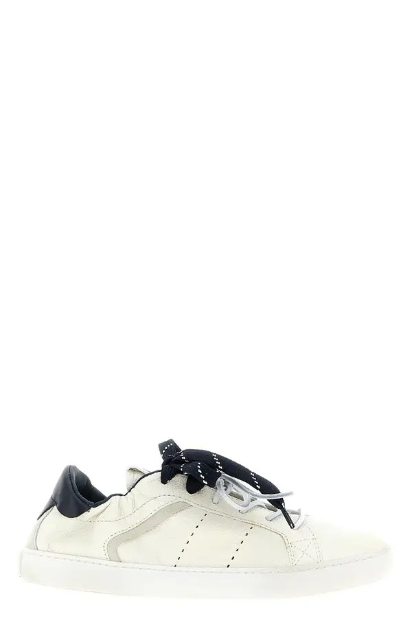 Miu Miu Deco Calf Sneakers - Blue