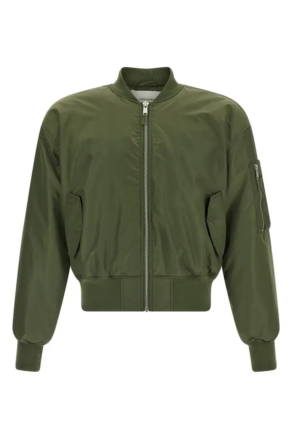 ENTIRE STUDIOS Nylon Bomber Jacket - Green
