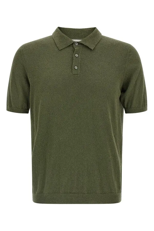 ROBERTO COLLINA Spongy Effect Polo Shirt