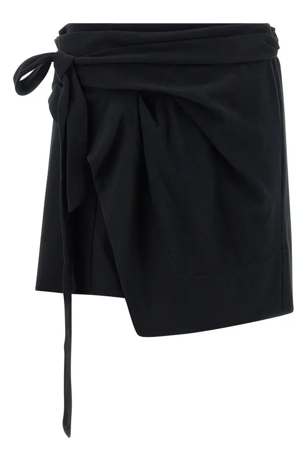 Isabel Marant Étoile Berenice Cotton Miniskirt - Black