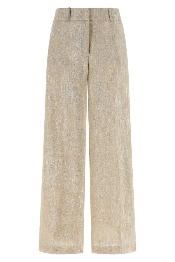 Peserico Lamé Thread Trousers