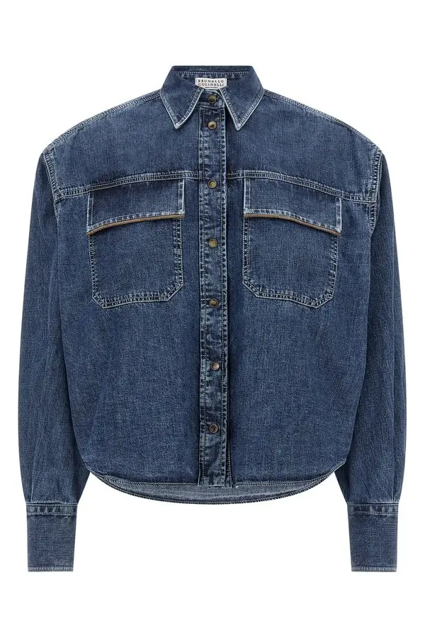 Brunello Cucinelli Shiny Pockets' Shirt