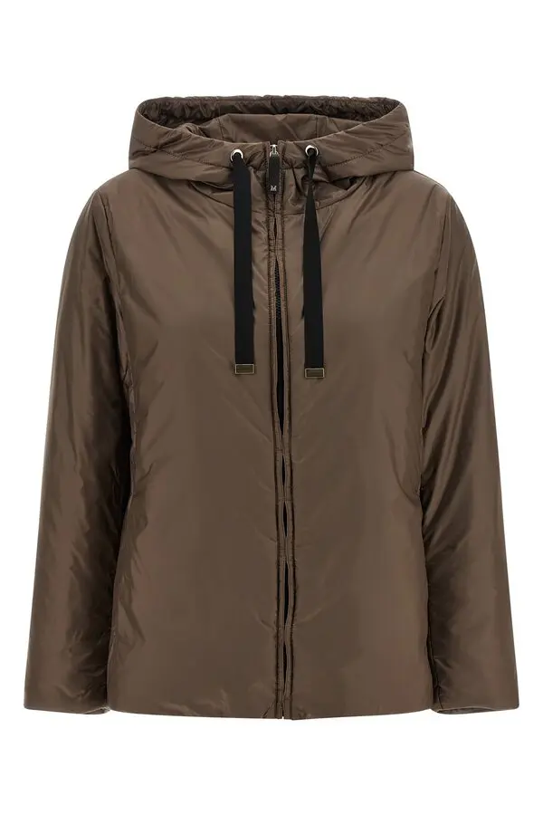 Max Mara Cameluxe Waterproof Canvas Jacket - Brown