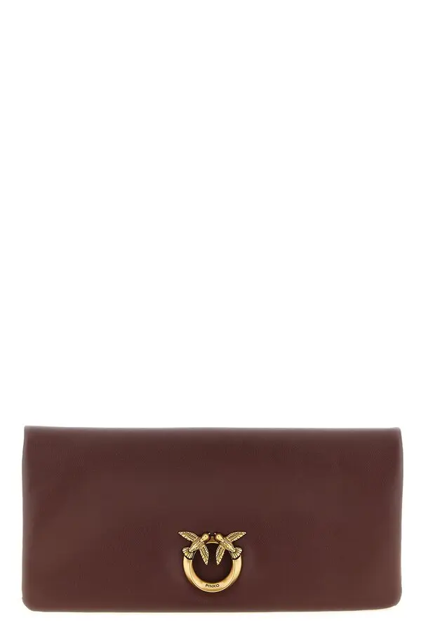 Pinko Medium 'love Click Soft Horizontal' Clutch Bag