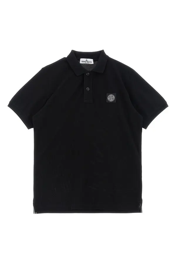 Stone Island Compass' Logo Polo Shirt
