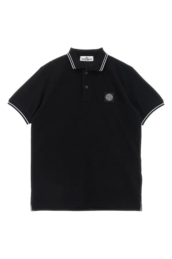 Stone Island Compass' Logo Polo Shirt
