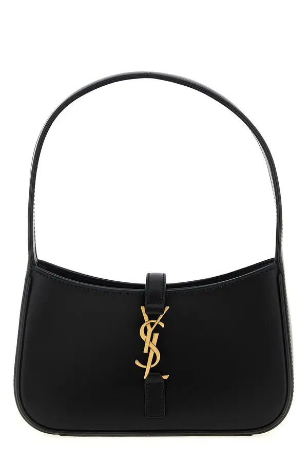 Saint Laurent Hobo Le 5 À 7' Mini Handbag - Black