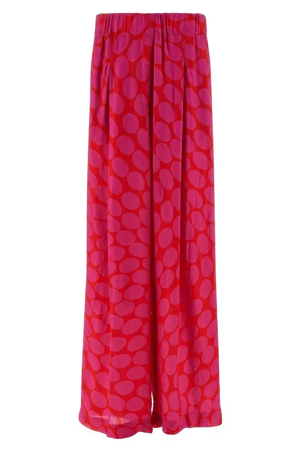 Dries Van Noten Pila Viscose Pants - Fuchsia
