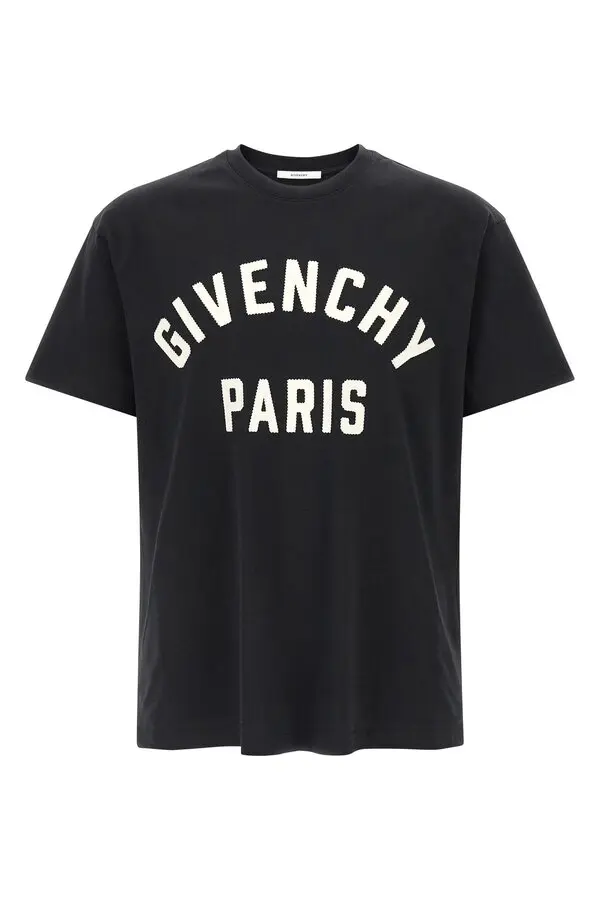 Givenchy Paris' T-shirt - White/black