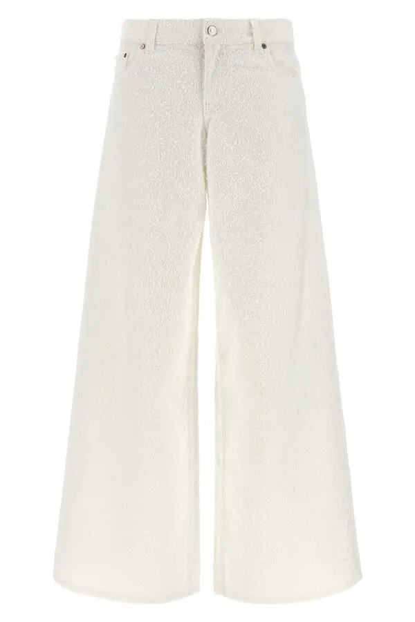 Stella McCartney Boucle Cotton Denim Jeans