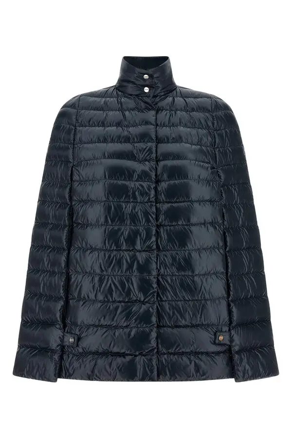 Herno Cape Down Jacket - Blue