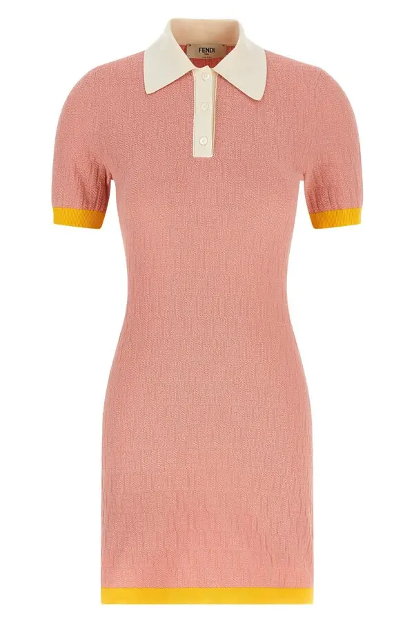 Fendi Color-block Mini Dress