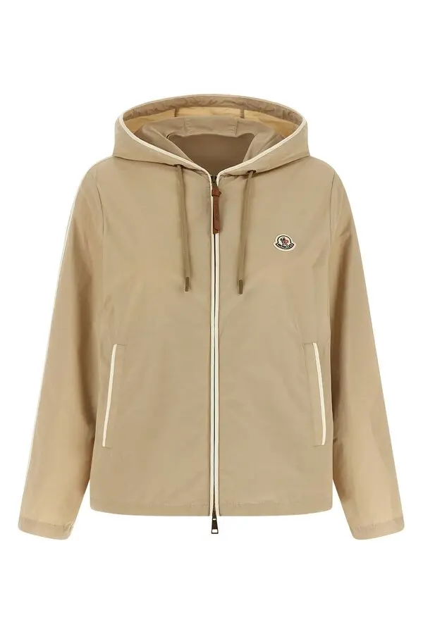 Moncler Sarracenia Hooded Jacket - Beige
