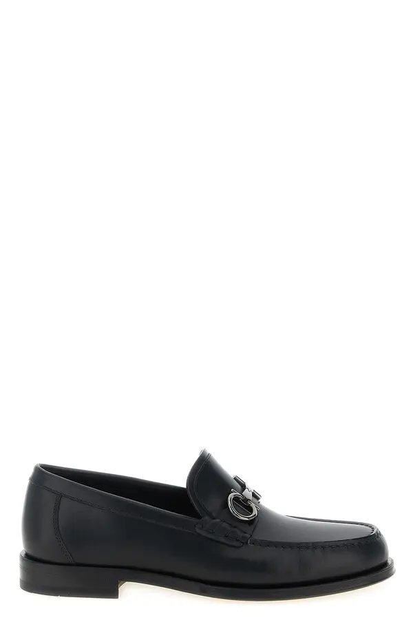 FERRAGAMO Teatro Leather Loafers