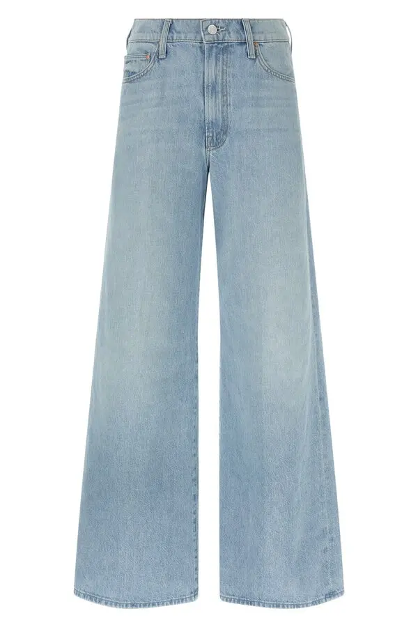 MOTHER The Ditcher Roller Skimp Jeans - Light Blue
