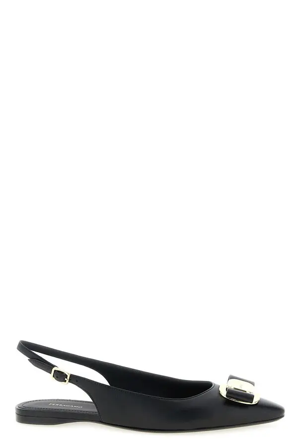 FERRAGAMO Zelmy Slingback - Black