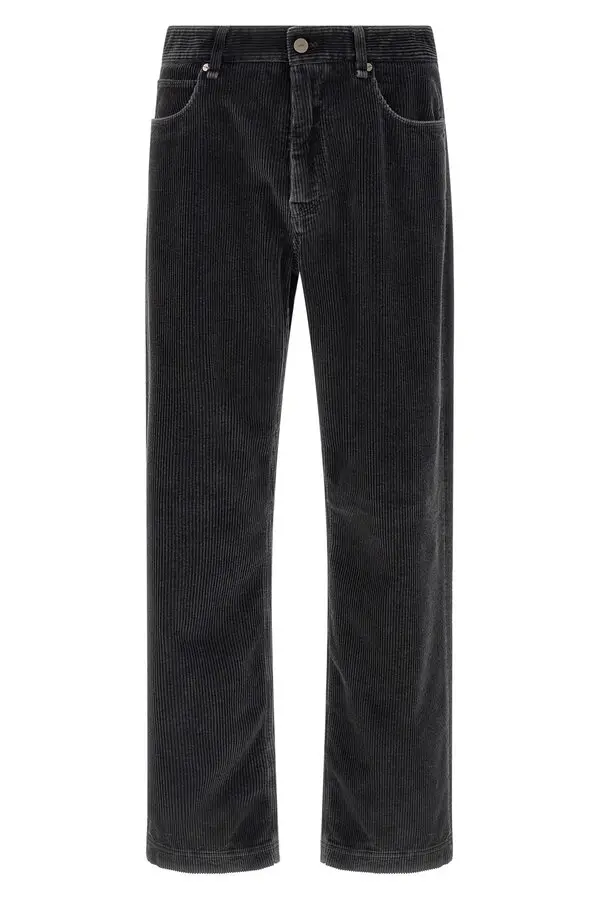 Fendi Velvet Pants - Gray