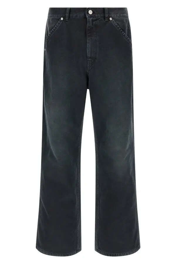 Marni Cotton Denim Cargo Jeans
