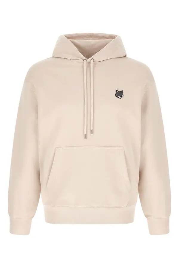 Maison Kitsuné Fox Head' Hoodie - Beige