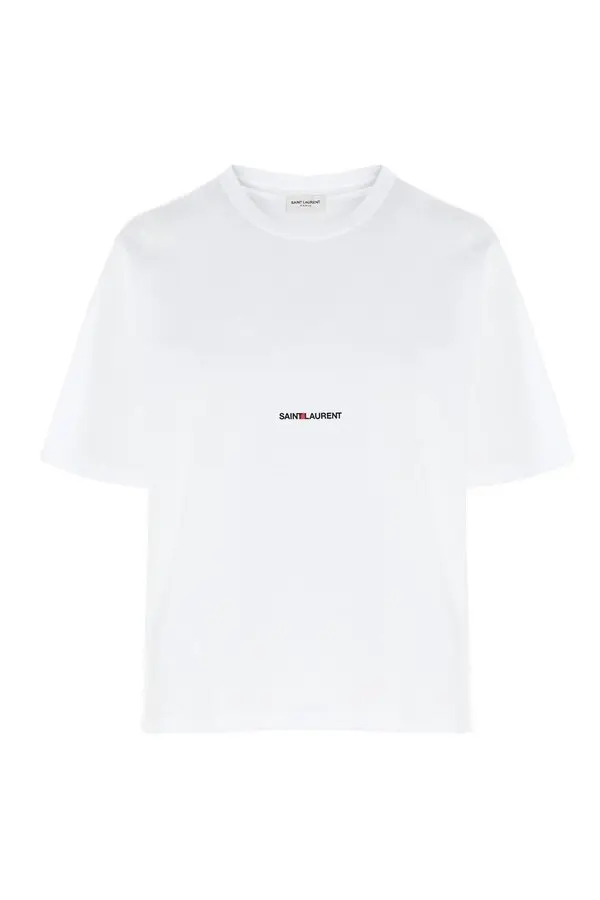 Saint Laurent Rive Gauche Cotton T-shirt