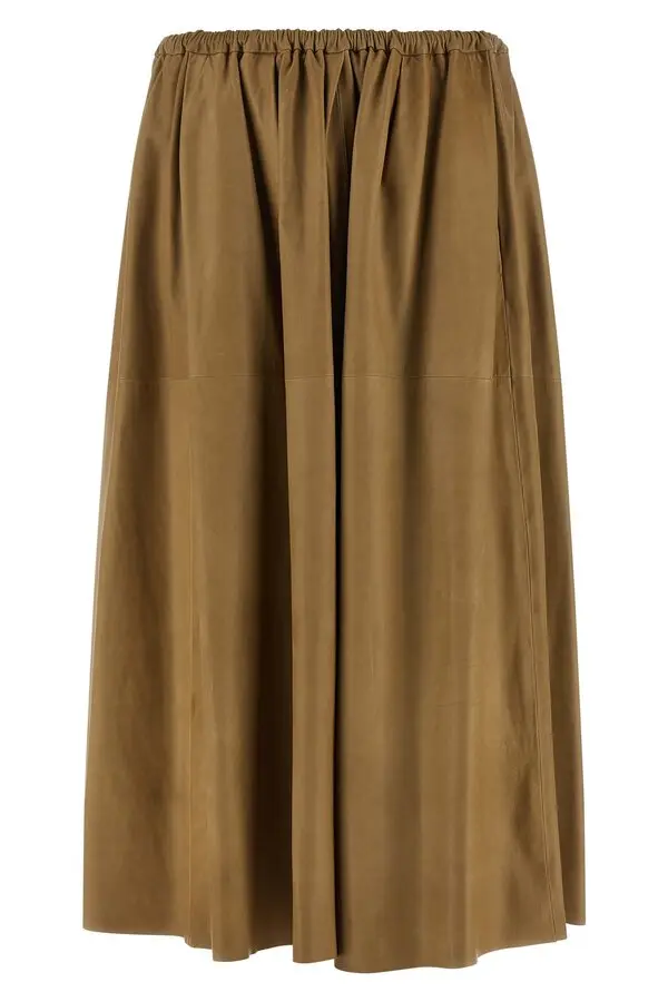 Auralee Leather Skirt