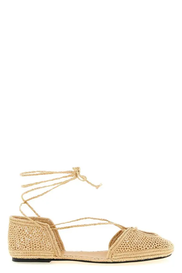 ODISSI Lima Raffia Ballet Flats