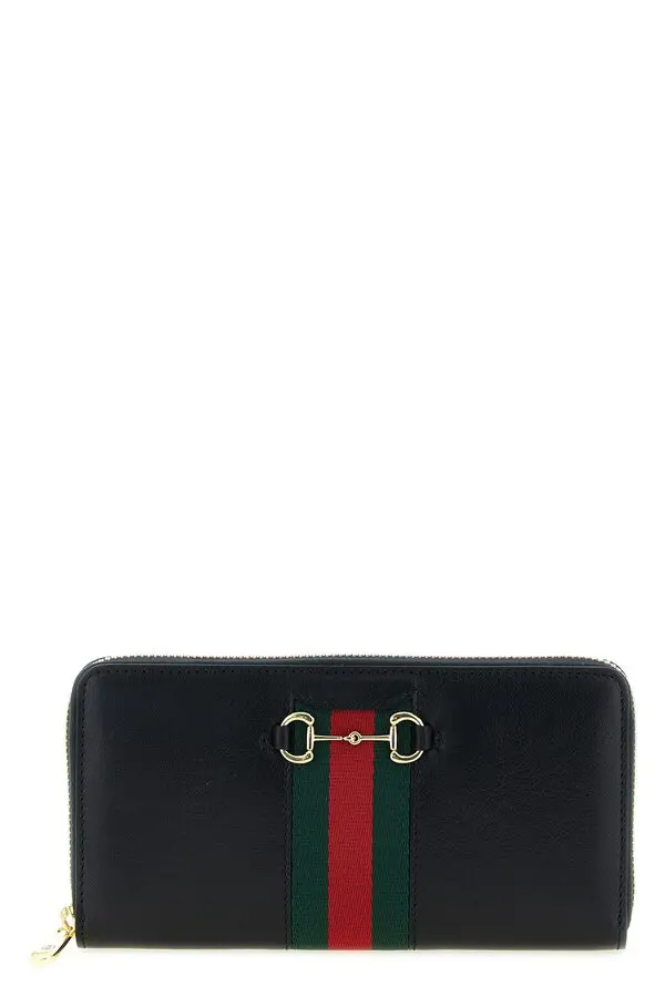 Gucci Horsebit Web' Wallet