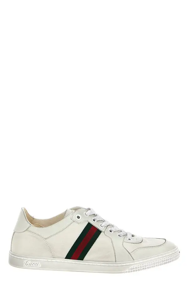 Gucci Stretch Leather Sneakers