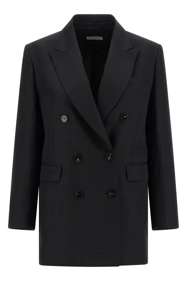 Alberto Biani Linen Viscose Blazer