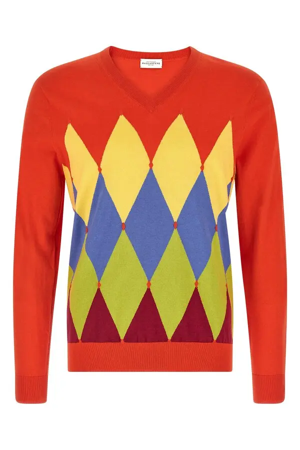 BALLANTYNE Argyle Sweater