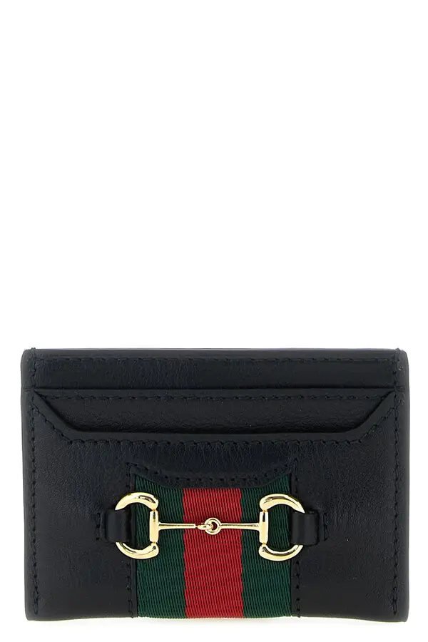 Gucci Web Horsebit Card Holder