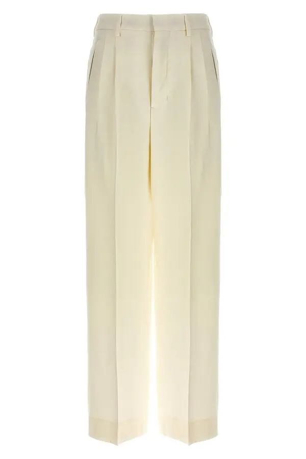 AMI Paris Tailored Wool Pleated Trousers