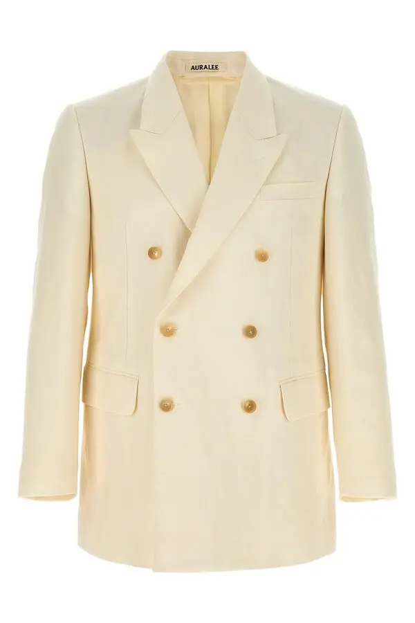 Auralee Double-breasted Blazer