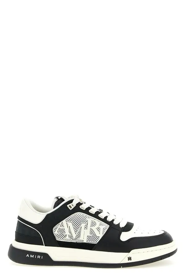 Amiri Ma Quad Debossed Classic Low' Sneakers - White/black
