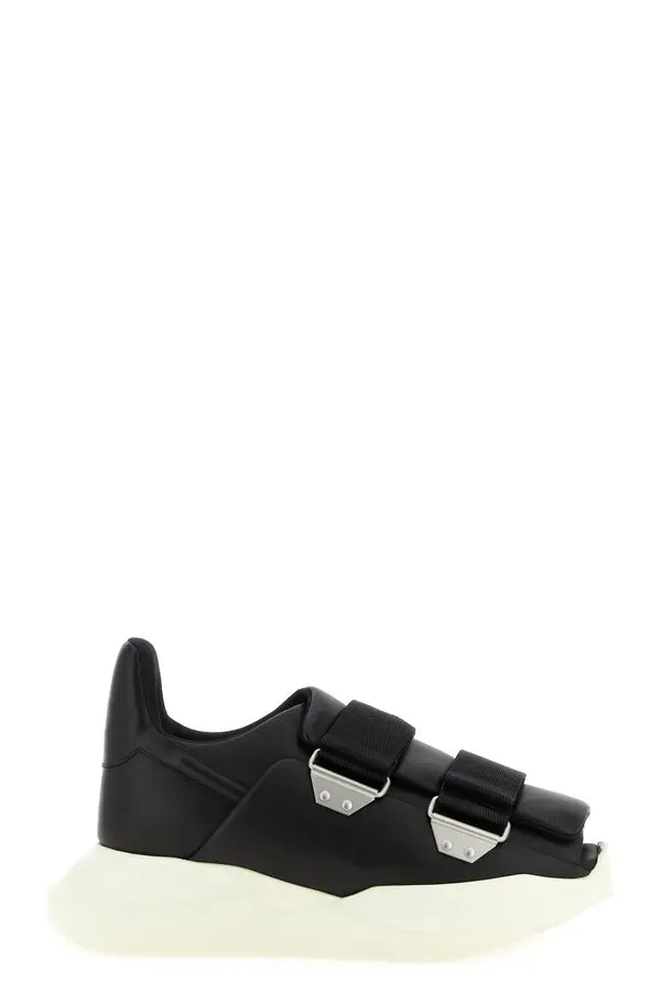 Rick Owens Grainy Cowhide Leather Burritogeth Sneakers