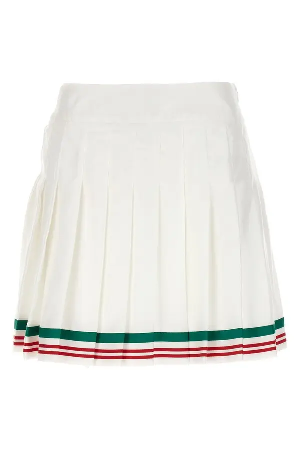 Casablanca Casa Way' Skirt - White