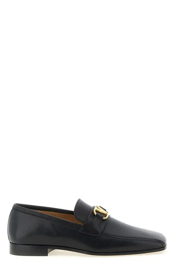 Valentino Garavani Vlogo Signature' Loafers - Black