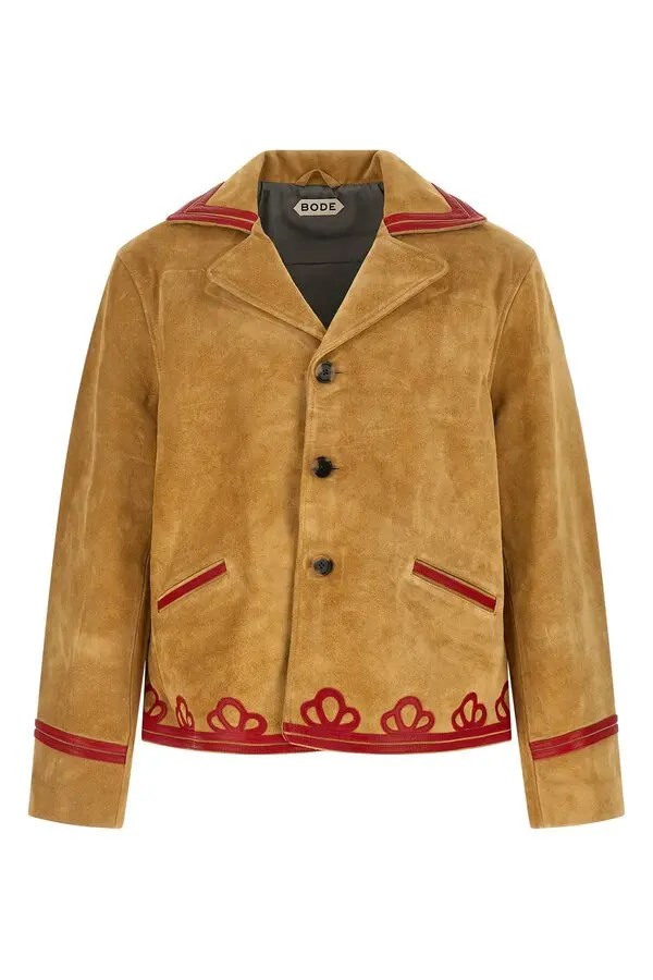 BODE Trefoil Suede Jacket
