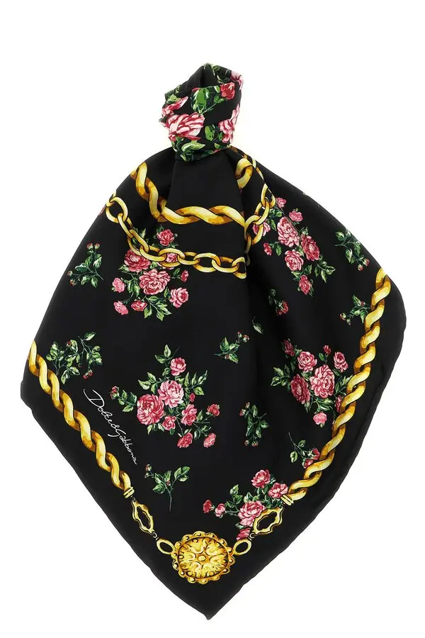 Dolce & Gabbana Mazzolini Di Rose' Scarf