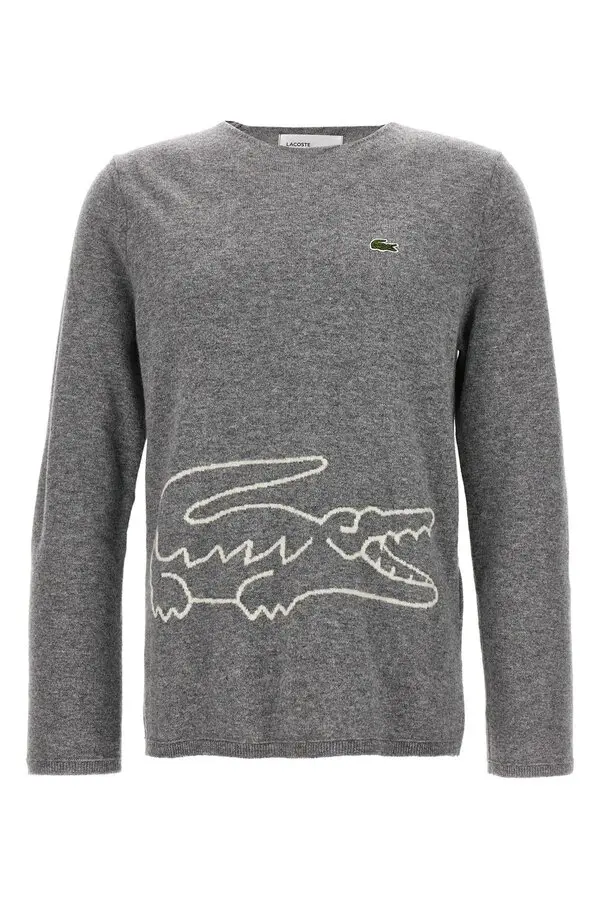 Comme Des Garçons X Lacoste Wool Intarsia Sweater