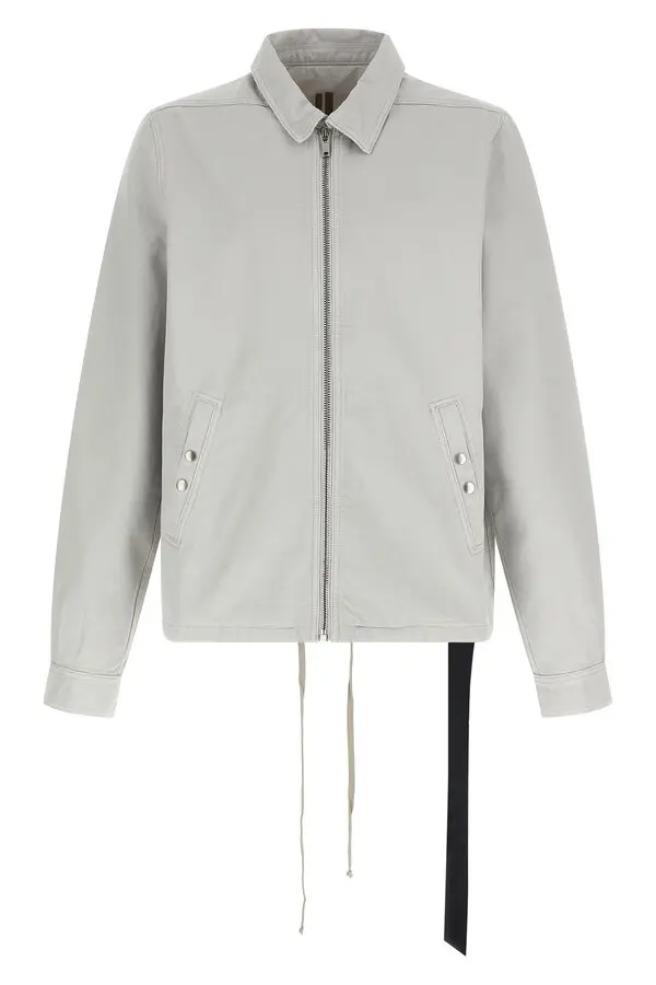 Rick Owens Cotton Canvas Jacket - Beige