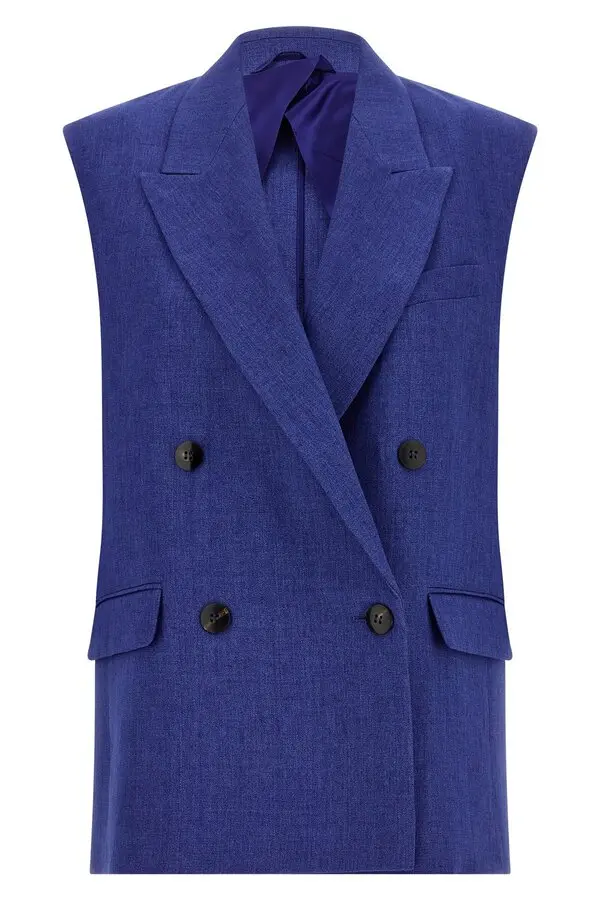 Max Mara Mstaia Linen Waistcoat