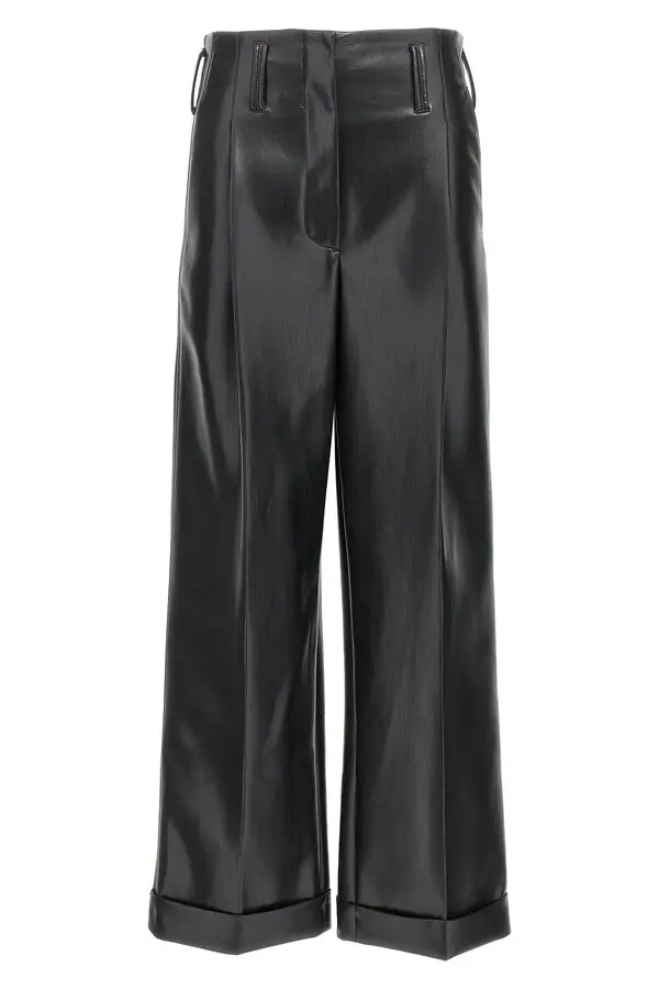 Philosophy Di Lorenzo Serafini Faux Leather Trousers