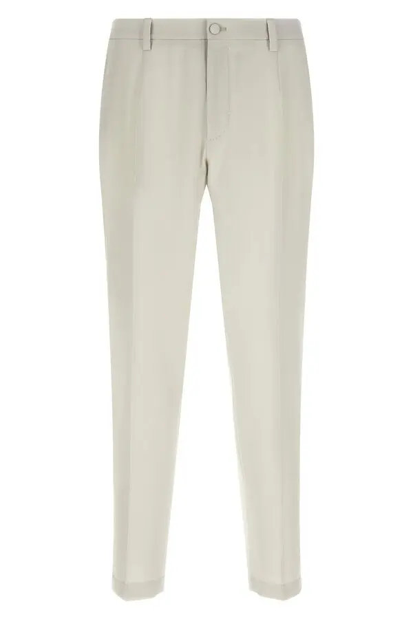 Dolce & Gabbana Virgin Wool Poplin Trousers