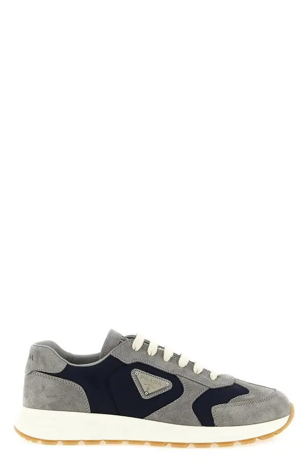 Prada Suede And Re-nylon Prax Sneakers