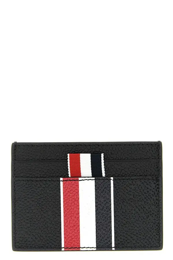 Thom Browne Rwb Card Holder - Black